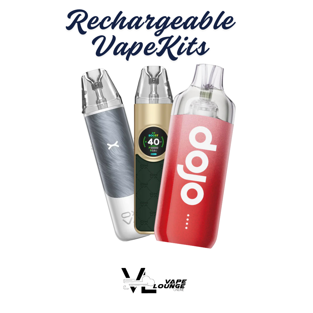 Rechargeable Vape Kits UK | Refillable Pod Systems | 2026